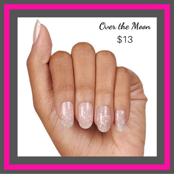 Color Street | Makeup | Color Street Over The Moon Clear Satin White ...
